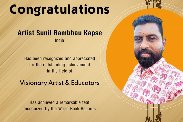 Artist Sunil Rambhau Kapse Bagged Visionary Artist and Educators ...