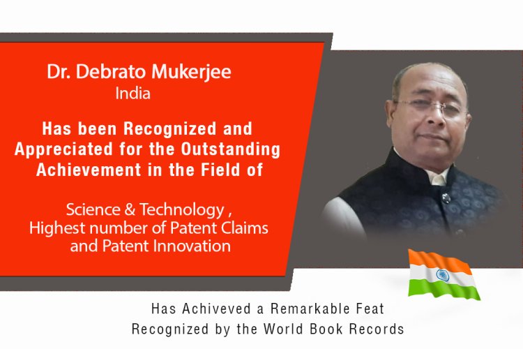Dr. Debrato Mukerjee Bagged Award for Science & Technology , Highest ...